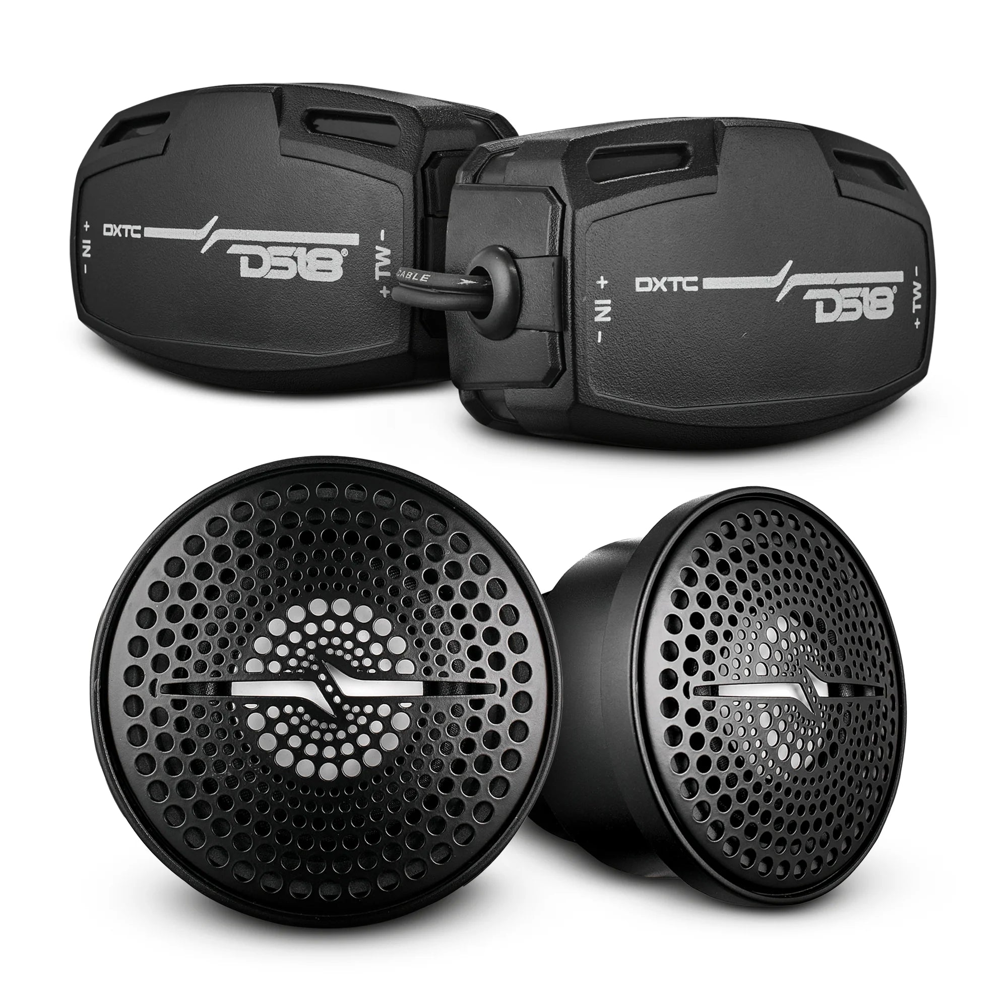 DS18 DXTC 2" Encapsulated Dome Tweeter With Ceramic Diaphragm & Extern ...