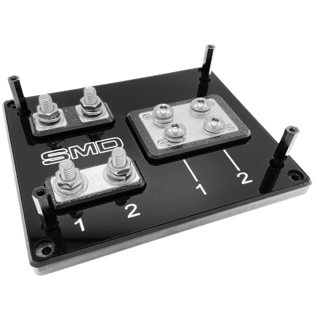 SMD 2 Slot ANL Fuse & Distribution Block with Polished Aluminum ...