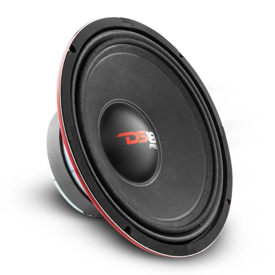 DS18 PRO-X10M 10" Mid-Range Loudspeaker - 300w Rms 8-ohm 2" Voice Coil - DB's Car Audio