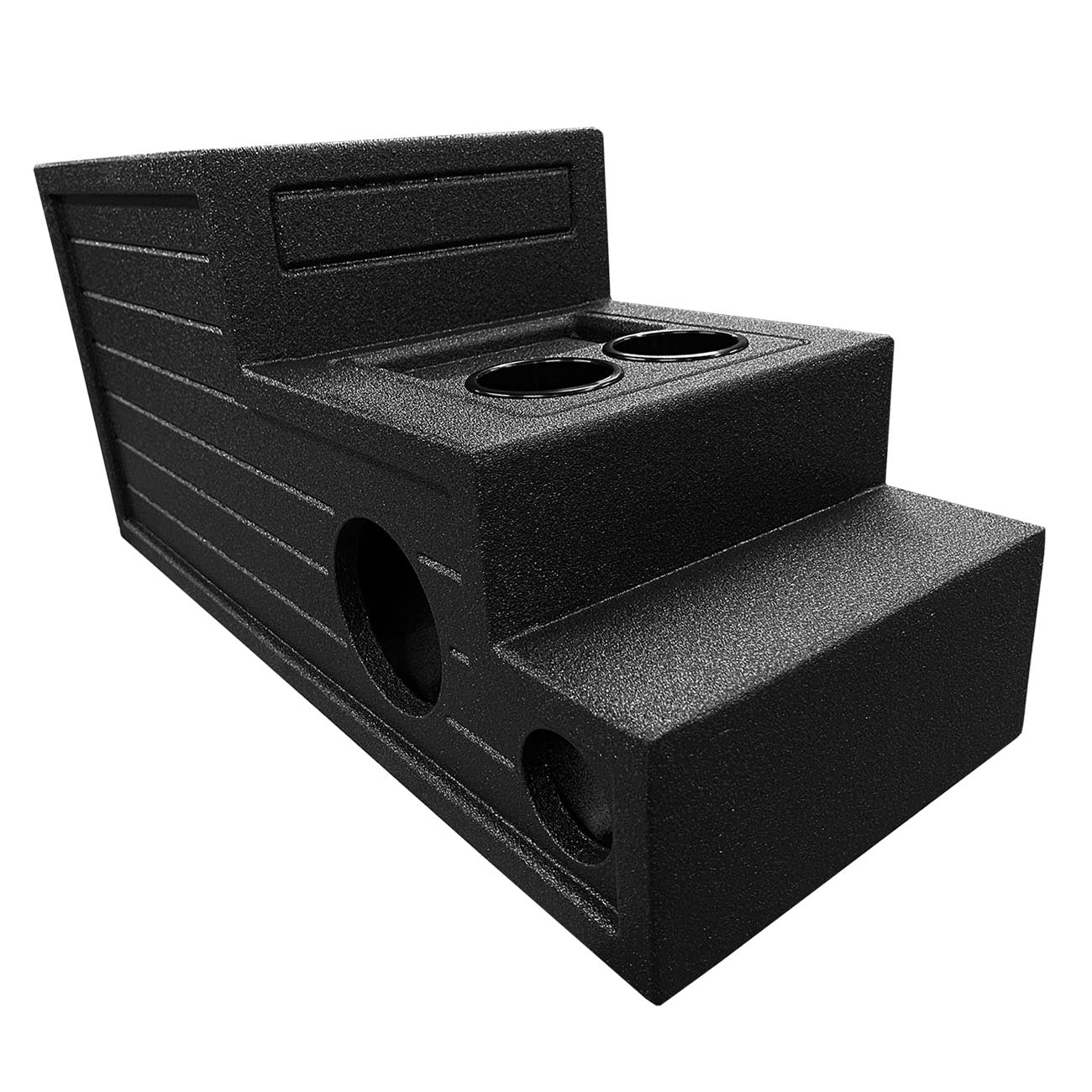 QBOMB Center Console 12" Ported Subwoofer Enclosure - 2.25 cu.ft. - DB ...