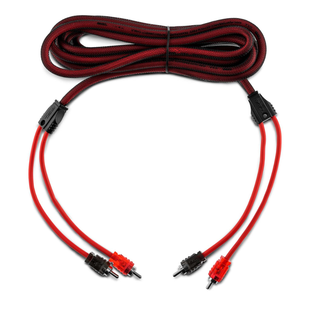 DS18 R12 12 Foot 2-Channel OFC Rca Cable with Nylon Sleeving - DB's Car ...