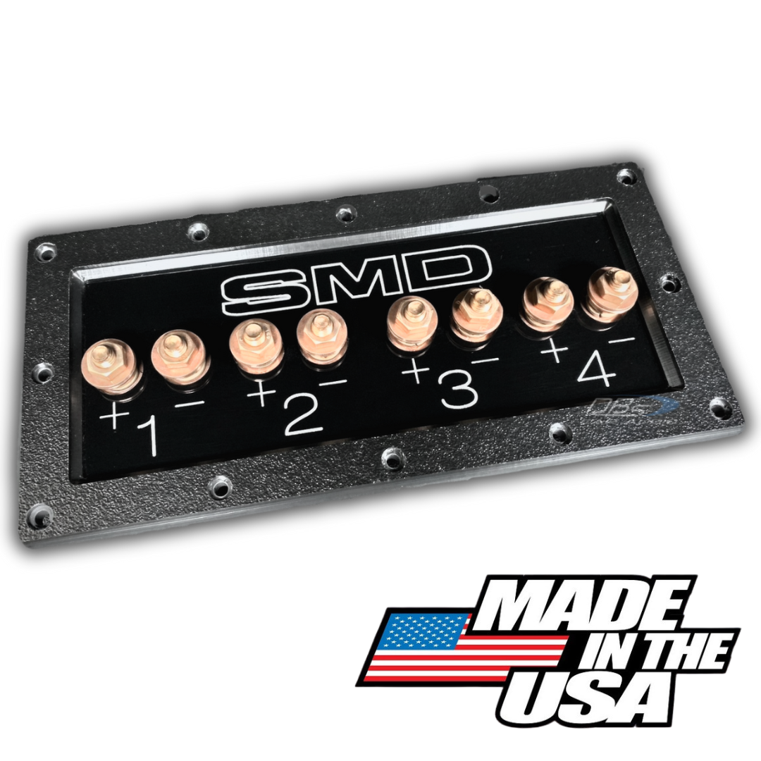 SMD 4-Channel Speaker Terminal - Copper Hardware - DB's Car Audio