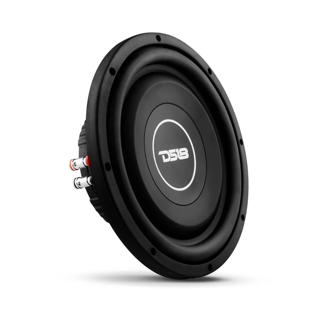 DS18 SRW10.4D Shallow Mount 10" Subwoofer - 200 Watts Rms 4-ohm DVC ...