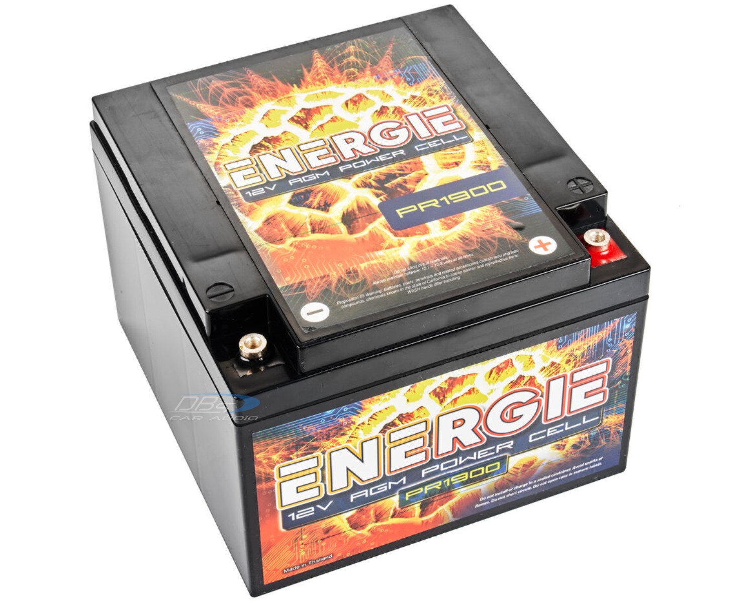 Energie PR1900 12 Volt AGM Car Audio Battery - 1900 Watts Rms | 28Ah ...