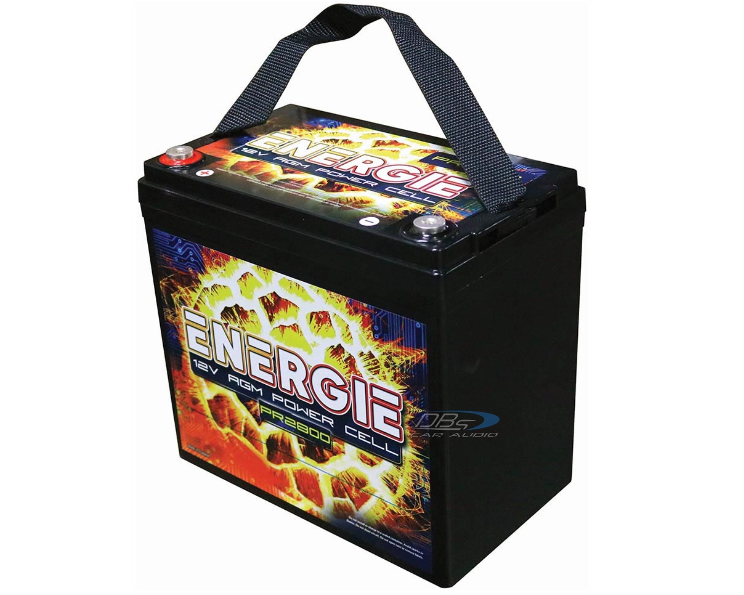Energie PR2800 12 Volt AGM Car Audio Battery - 2800 Watts Rms | 55Ah ...