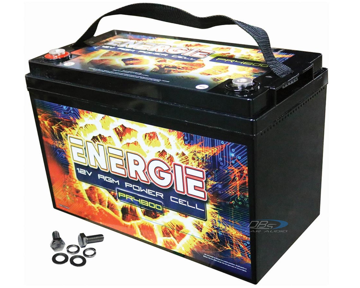 Energie PR4800 12 Volt AGM Car Audio Battery - 4800 Watts Rms | 110Ah ...