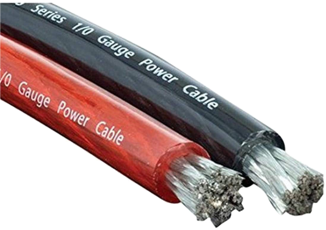 Stinger 1/0 Gauge Tinned OFC Copper Power or Ground Wire - 5ft Piece ...